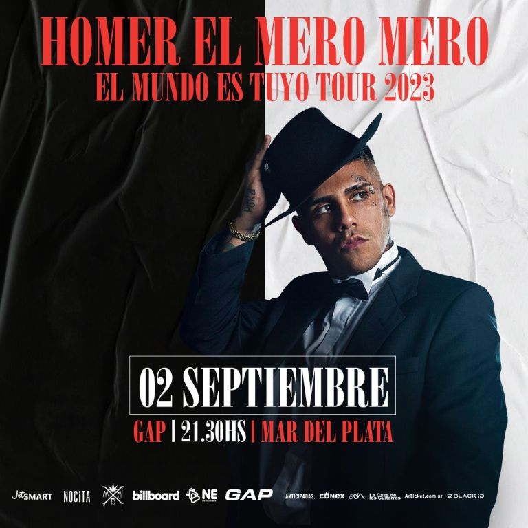 Homer el Mero Mero llega a Mar del Plata con "El mundo es tuyo Tour ...