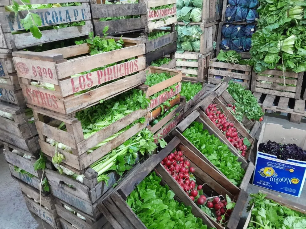 Precios de frutas y verduras en el mercado de Chile y 9 de Julio ...