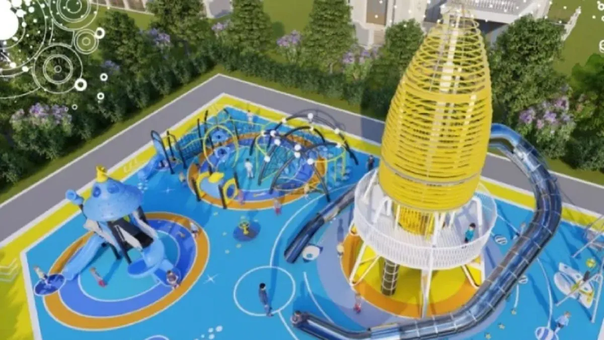 Bendu: una plaza espacial gratuita y el tobogán seco más alto de Mar del Plata | Infobrisas